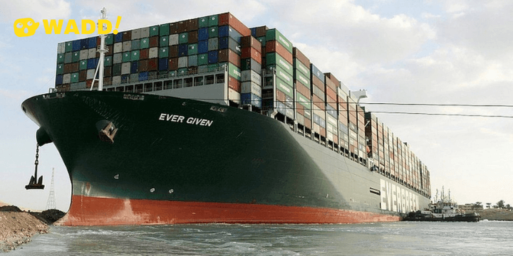 Wadd - Suez Canal: The View From Above Shows Epic Queue Of Ships