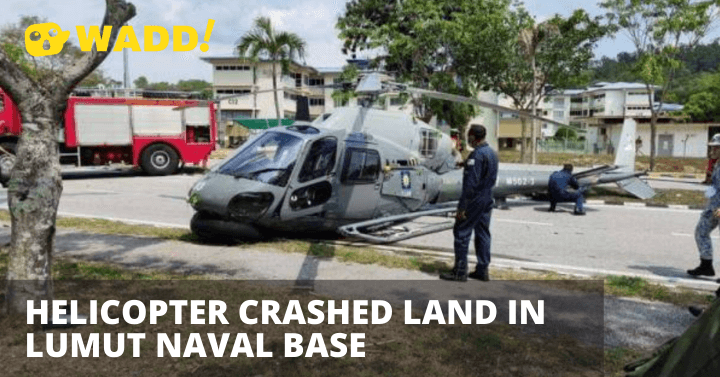 Wadd - Malaysia: Helicopter Forced Into Emergency Landing In Lumut